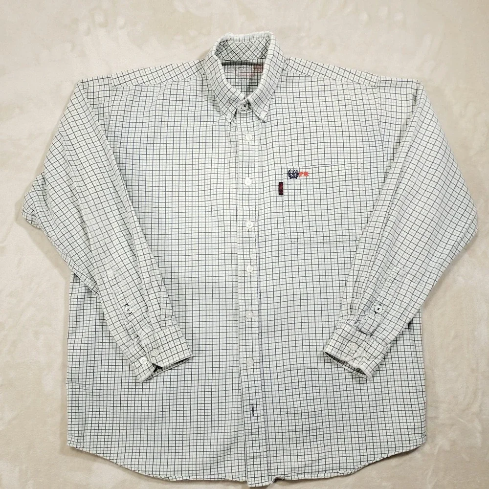 Cinch WRX | Shirts | Cinch Wrx Button Up Shirt Mens Medium White Blue ...